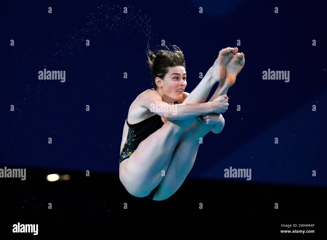 Maddison Keeney of Australia competes during the women's 3m springboard ...