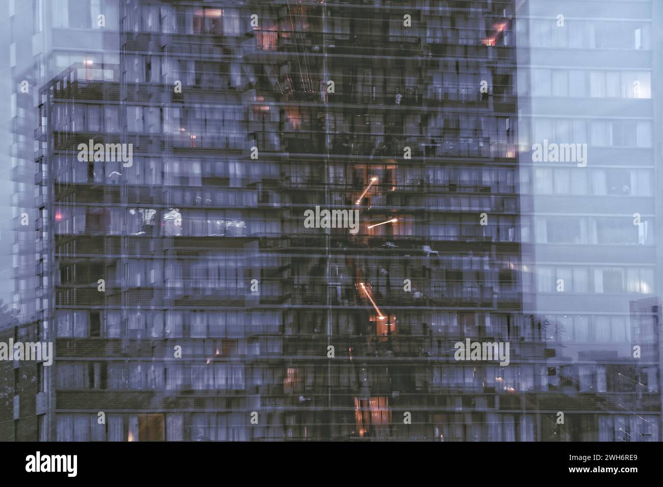 Windows building blur hi-res stock photography and images - Alamy