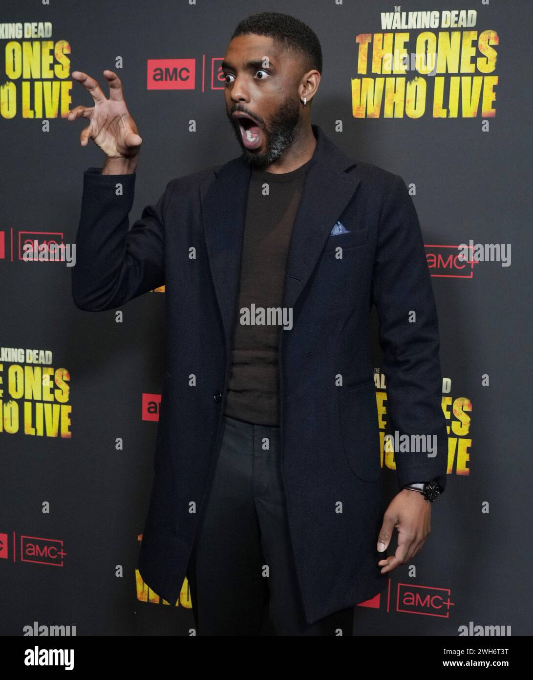 Los Angeles, USA. 07th Feb, 2024. Craig Tate arrives at the THE WALKING ...