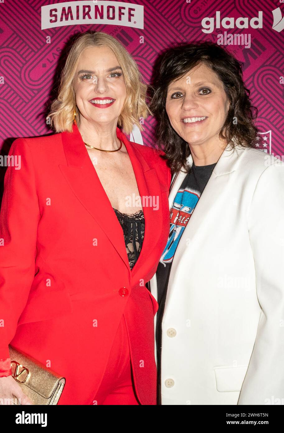 Las Vegas, NV, USA. 7th Feb, 2024. Sarah Kate Ellis at 'A Night of Pride' with GLAAD and the NFL ...