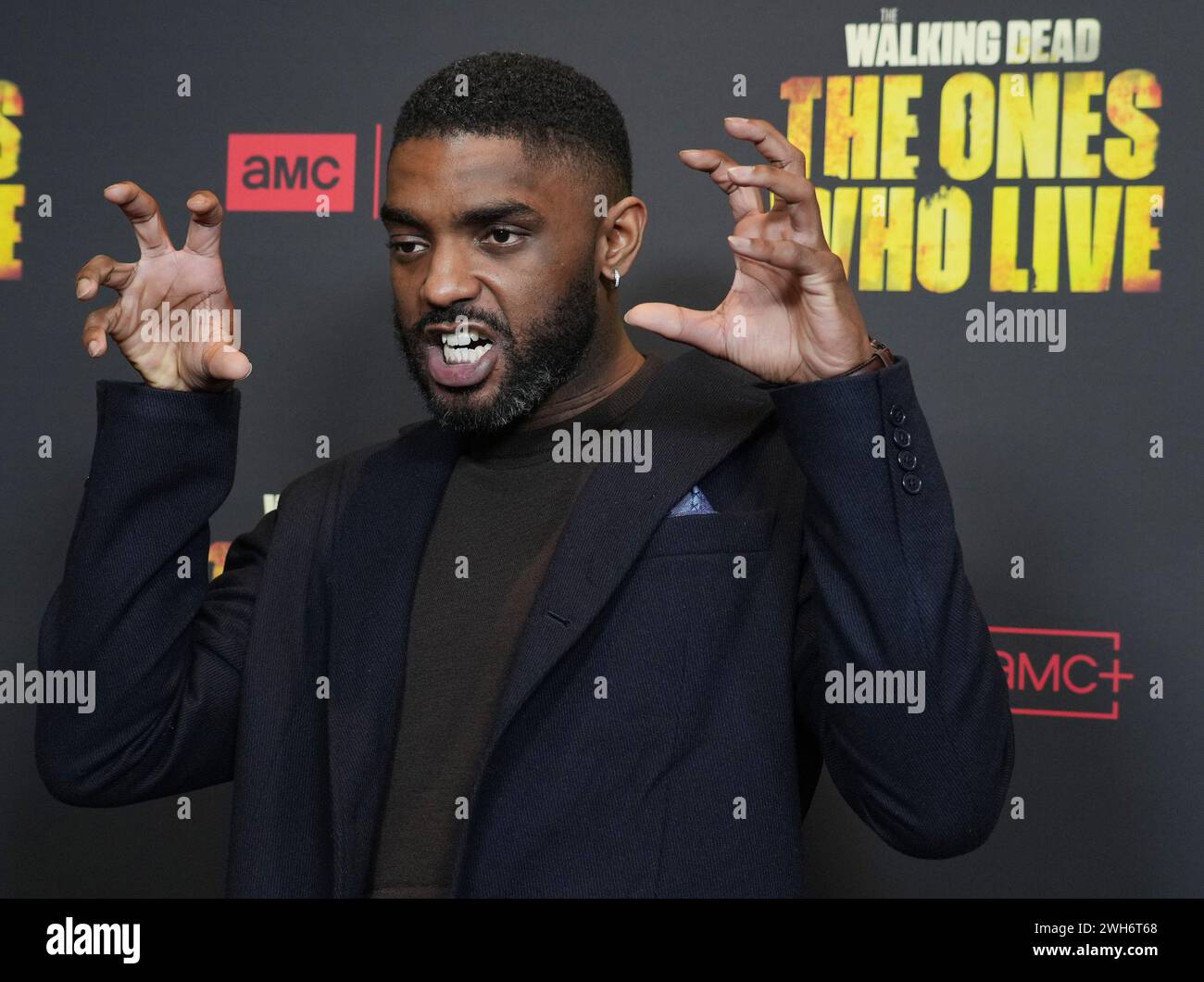 Los Angeles, USA. 07th Feb, 2024. Craig Tate arrives at the THE WALKING ...