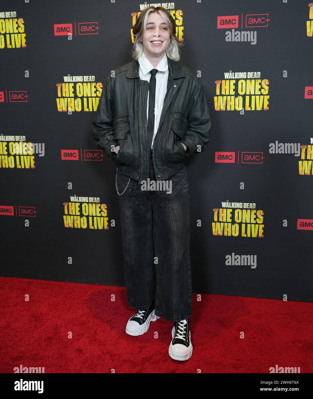 Los Angeles, USA. 07th Feb, 2024. OnlyJayus arrives at the THE WALKING ...