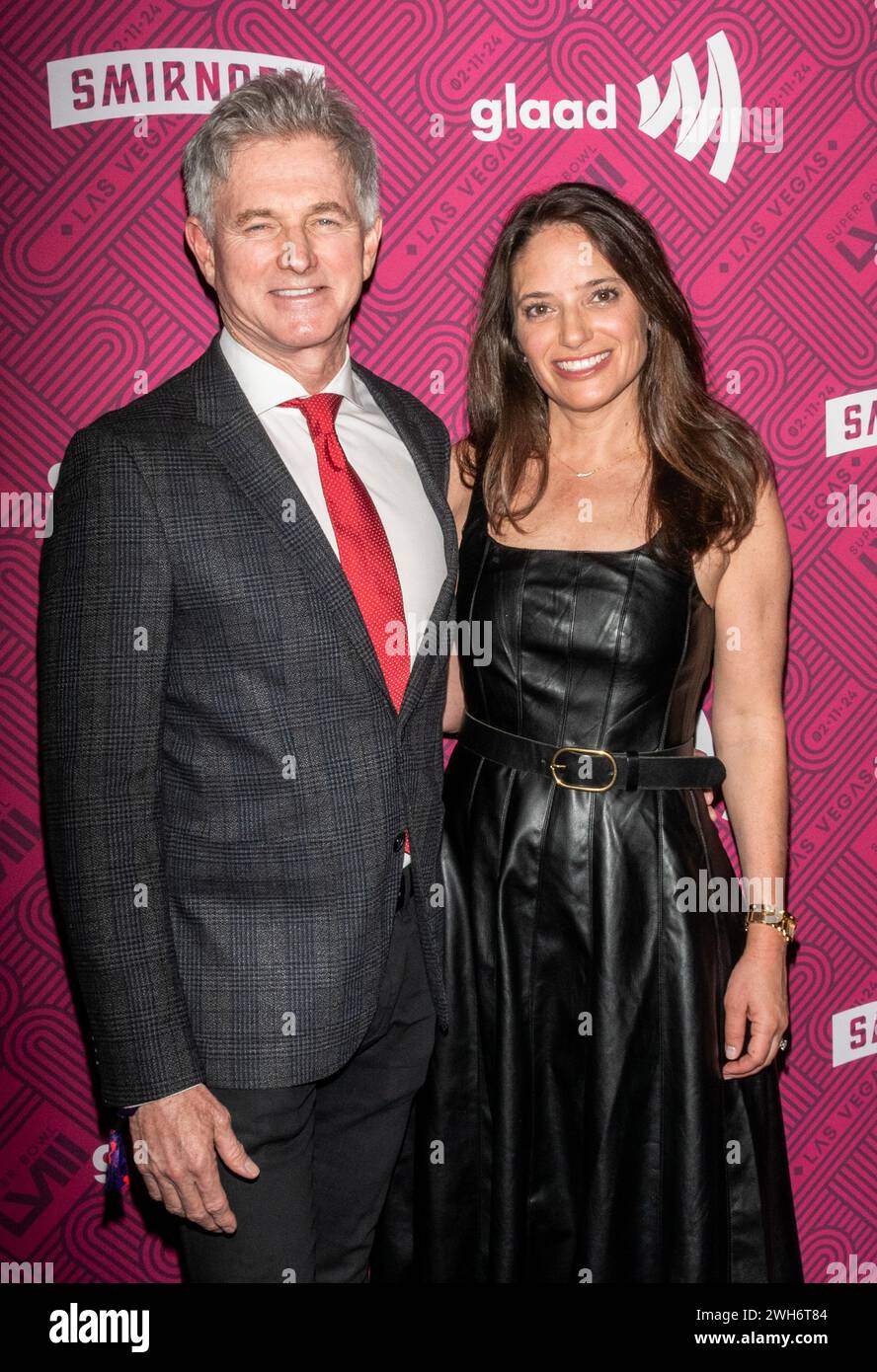 Las Vegas, NV, USA. 7th Feb, 2024. Tim Ellis, Stephanie Ellis at 'A ...