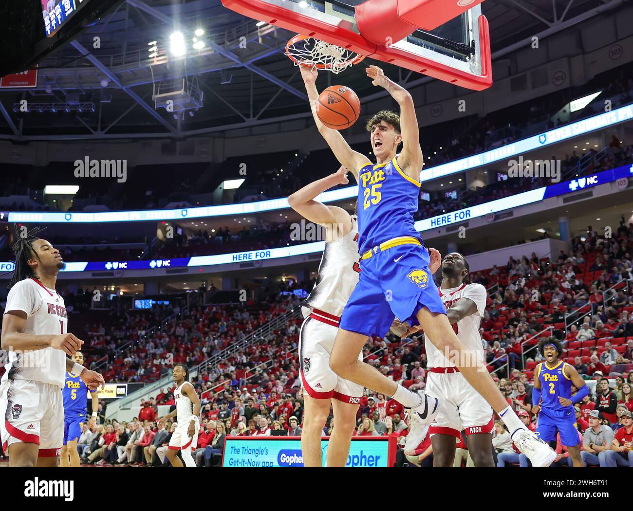 Raleigh, North Carolina, USA. 7th Feb, 2024. Pittsburgh Panthers ...