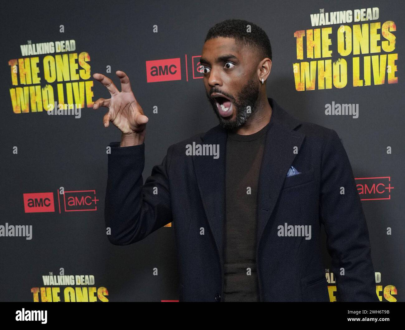 Los Angeles, USA. 07th Feb, 2024. Craig Tate arrives at the THE WALKING ...