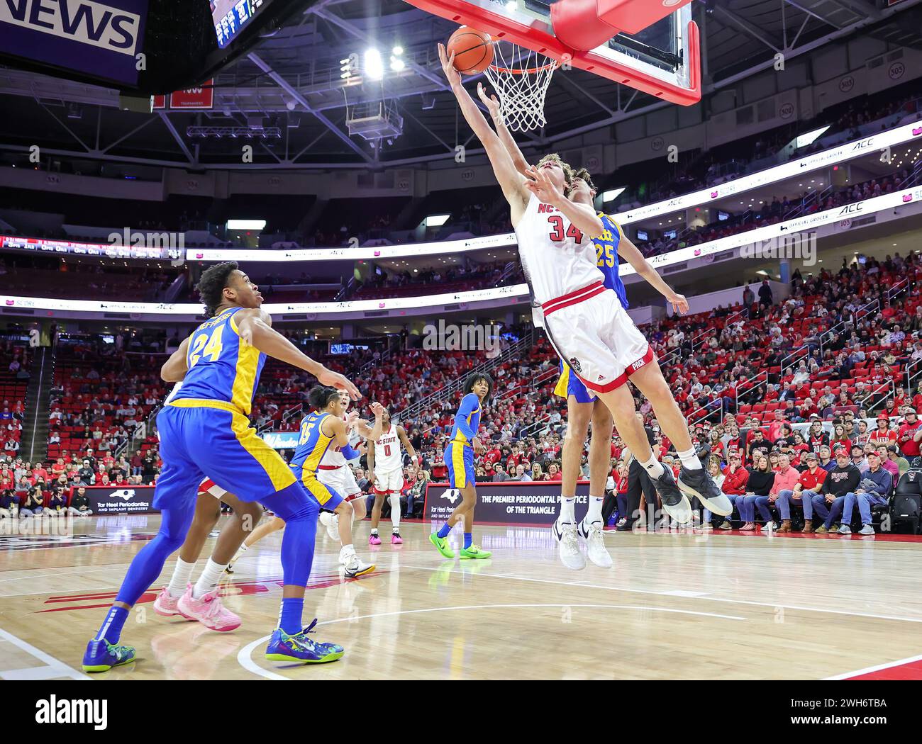 Raleigh, North Carolina, USA. 7th Feb, 2024. North Carolina State ...