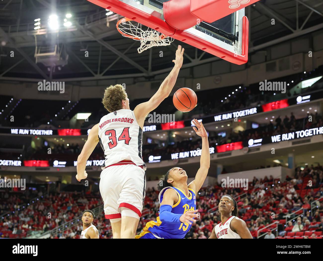 Raleigh, North Carolina, USA. 7th Feb, 2024. Pittsburgh Panthers guard ...