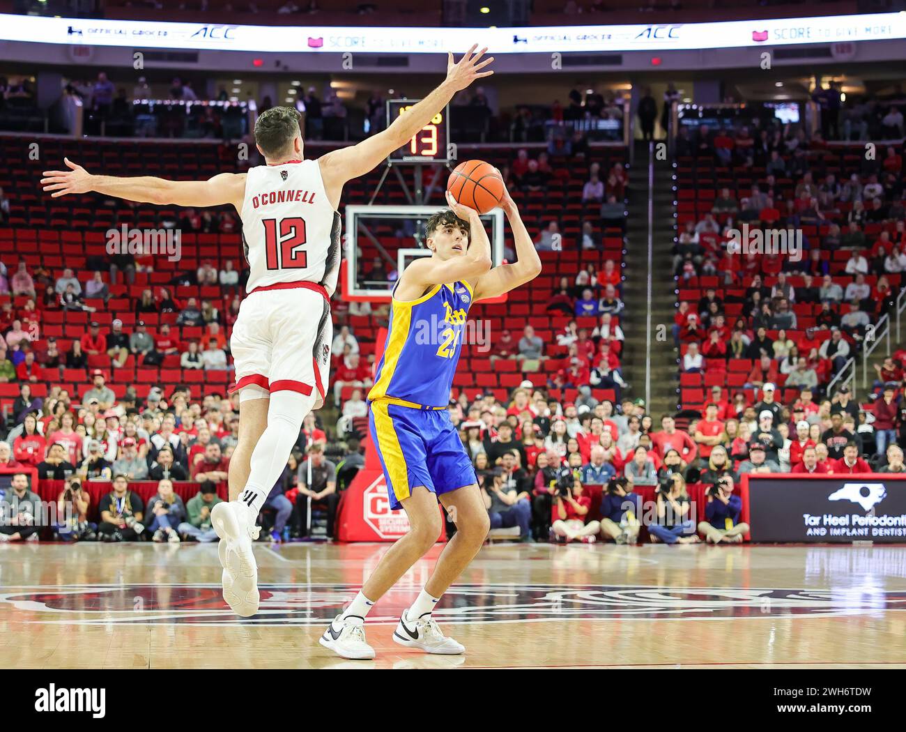 Raleigh, North Carolina, USA. 7th Feb, 2024. Pittsburgh Panthers forward GUILLERMO DIAZ GRAHAM ...