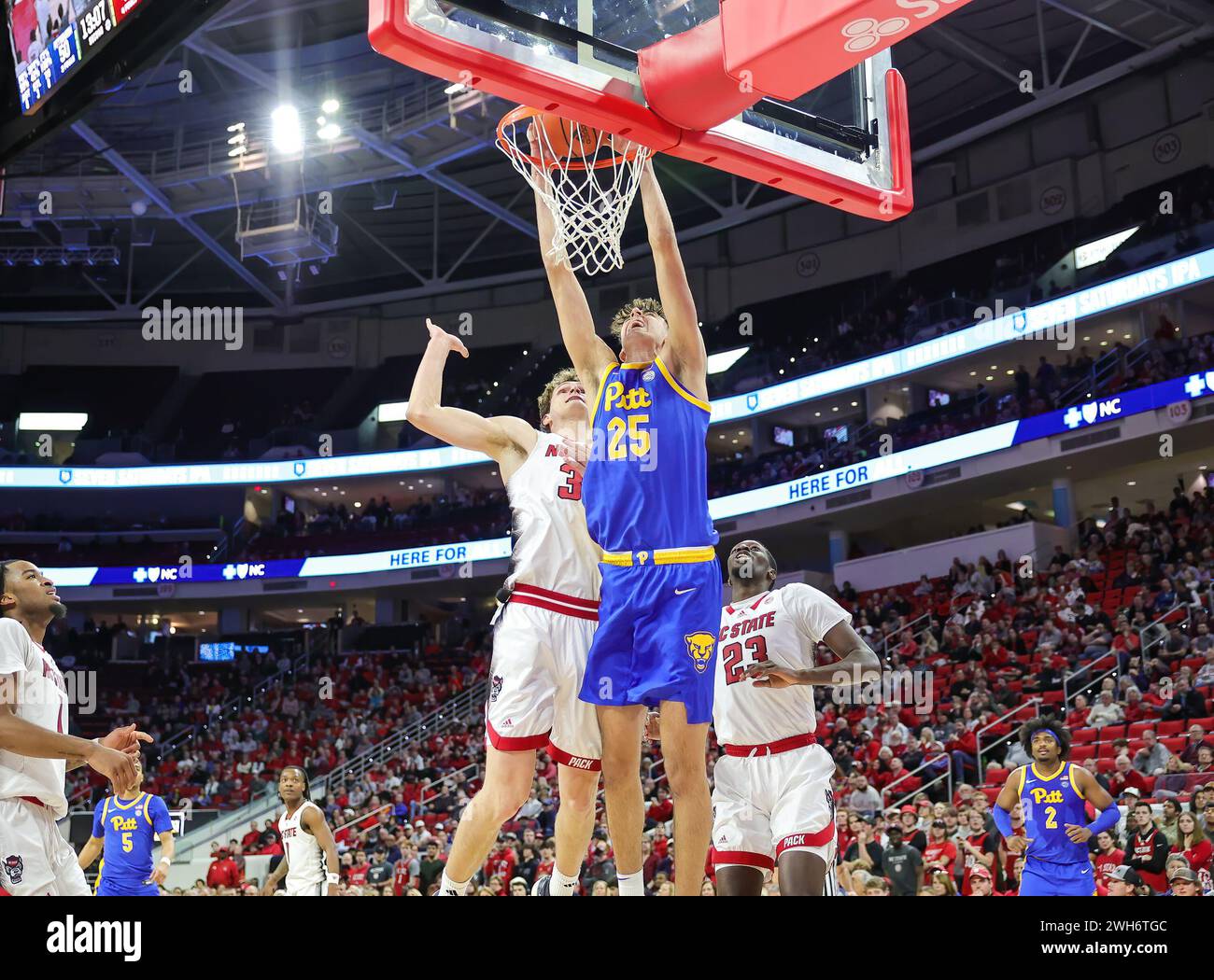 Raleigh, North Carolina, USA. 7th Feb, 2024. Pittsburgh Panthers ...