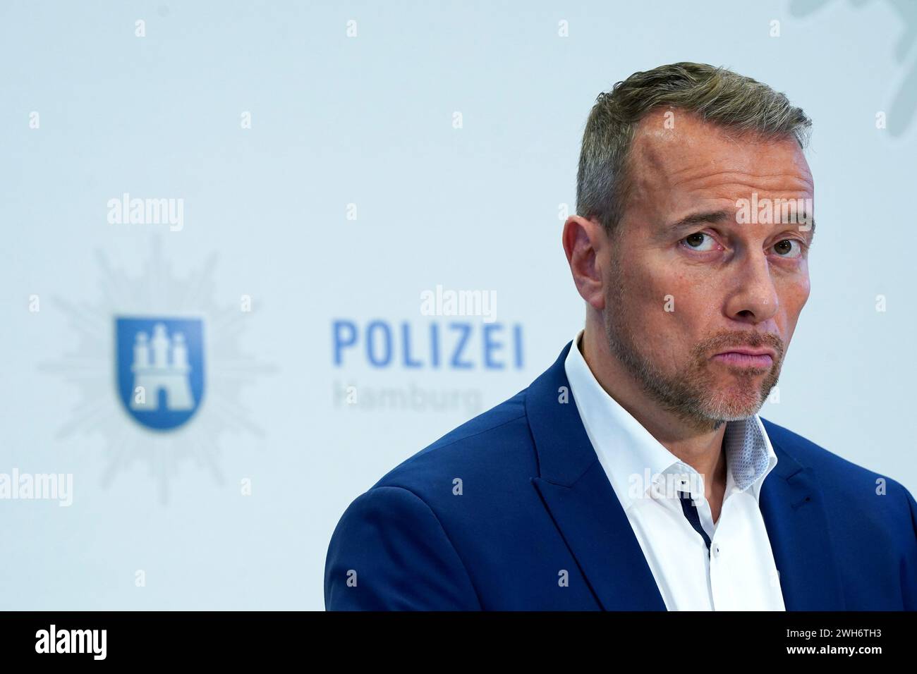 Hamburg, Germany. 08th Feb, 2024. Jan Hieber, Head of the State ...