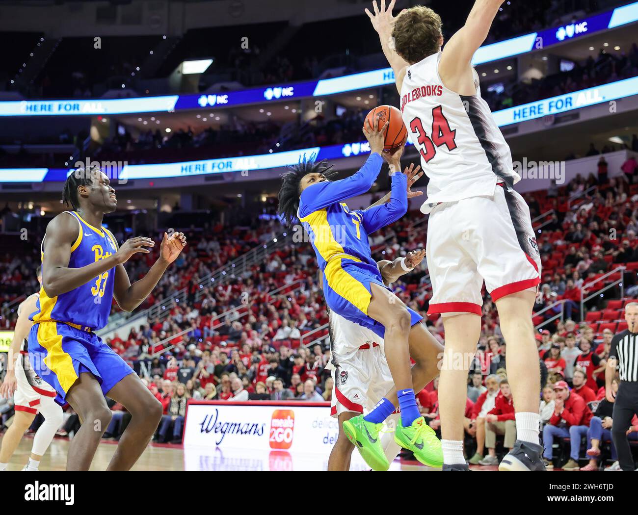 Raleigh, North Carolina, USA. 7th Feb, 2024. Pittsburgh Panthers guard ...