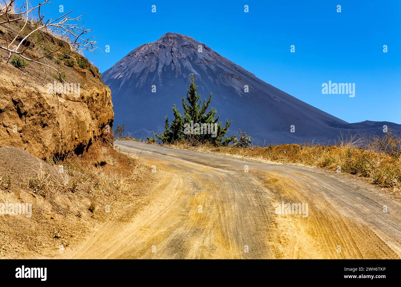 Volcano Pico do Fogo, Cha das Caldeiras, Island Fogo, Island of Fire ...