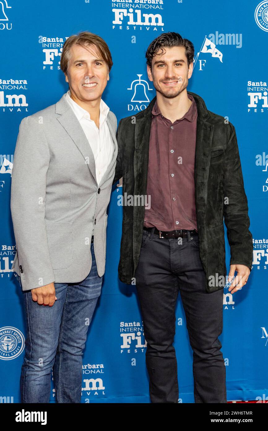 Santa Barbara, USA. 07th Feb, 2024. (I-r) Red carpet arrivals Alex ...