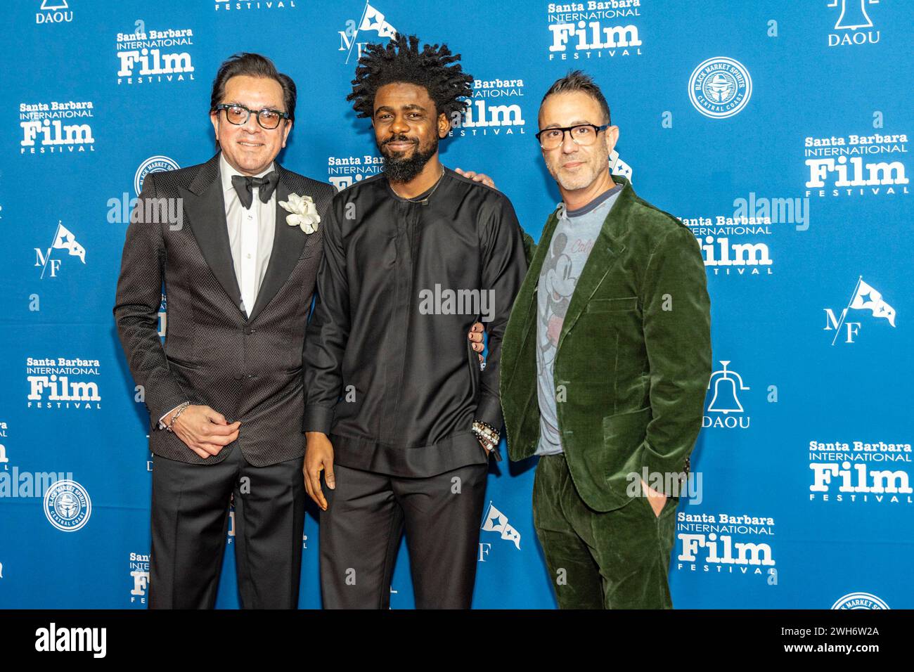 (I-r) SBIFF Executive Director, Roger Durling, Directors Joel Kachi ...