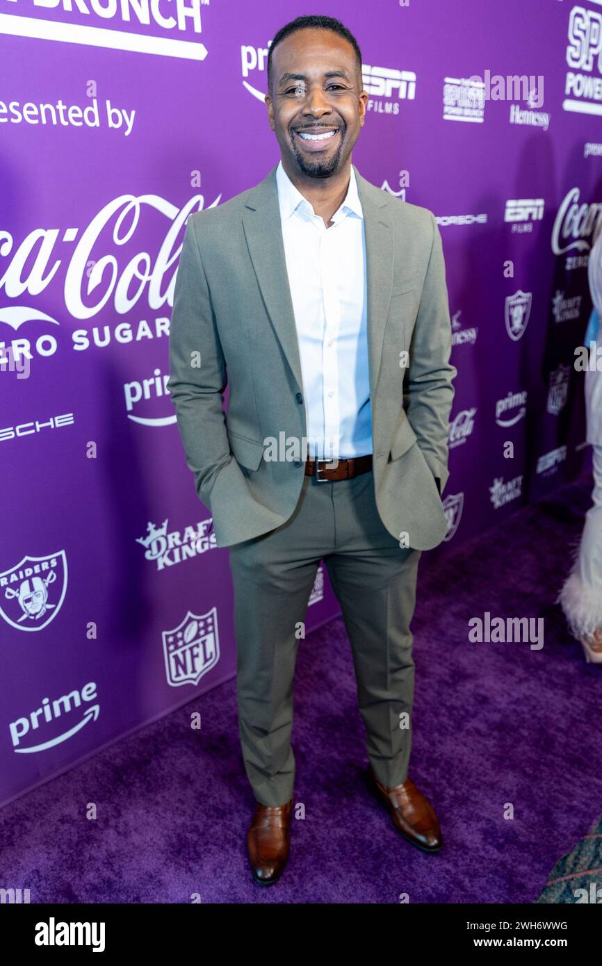 Las Vegas, USA. 07th Feb, 2024. Darrell Booker, Microsoft, attends the 5th Annual Sports Power ...