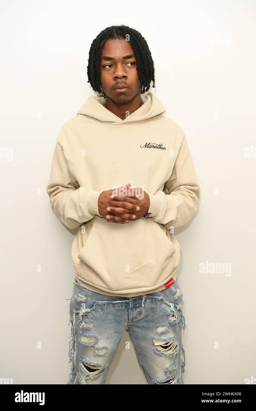 Hollywood, FL, USA. 07th Feb, 2024. 310Babii poses for a portrait ...