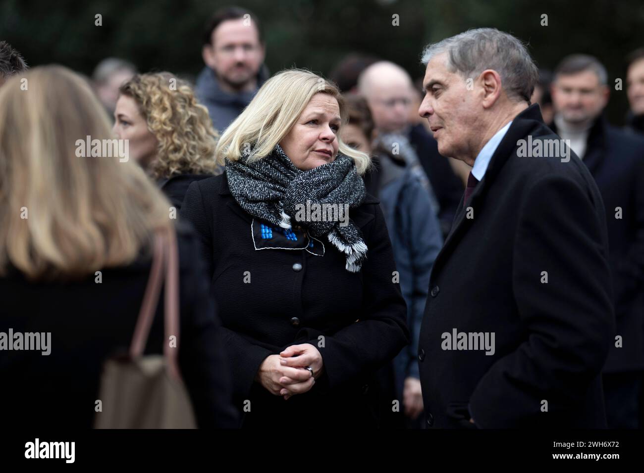 Nancy Faeser, Romani Rose, Memorial to the Sinti and Roma of Europe Deu ...