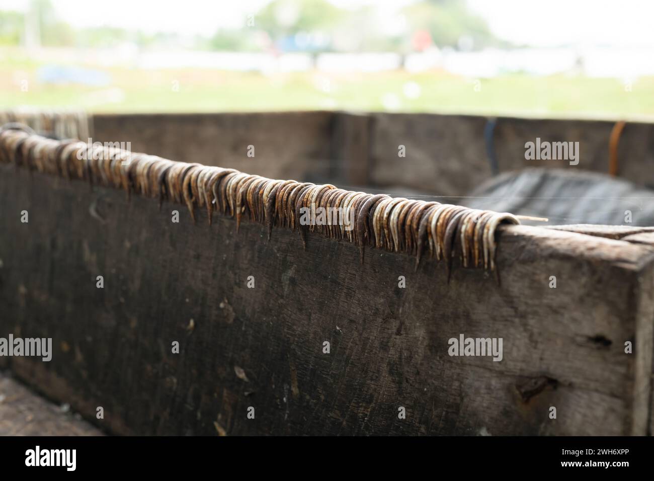 Red fishing crates hi-res stock photography and images - Alamy