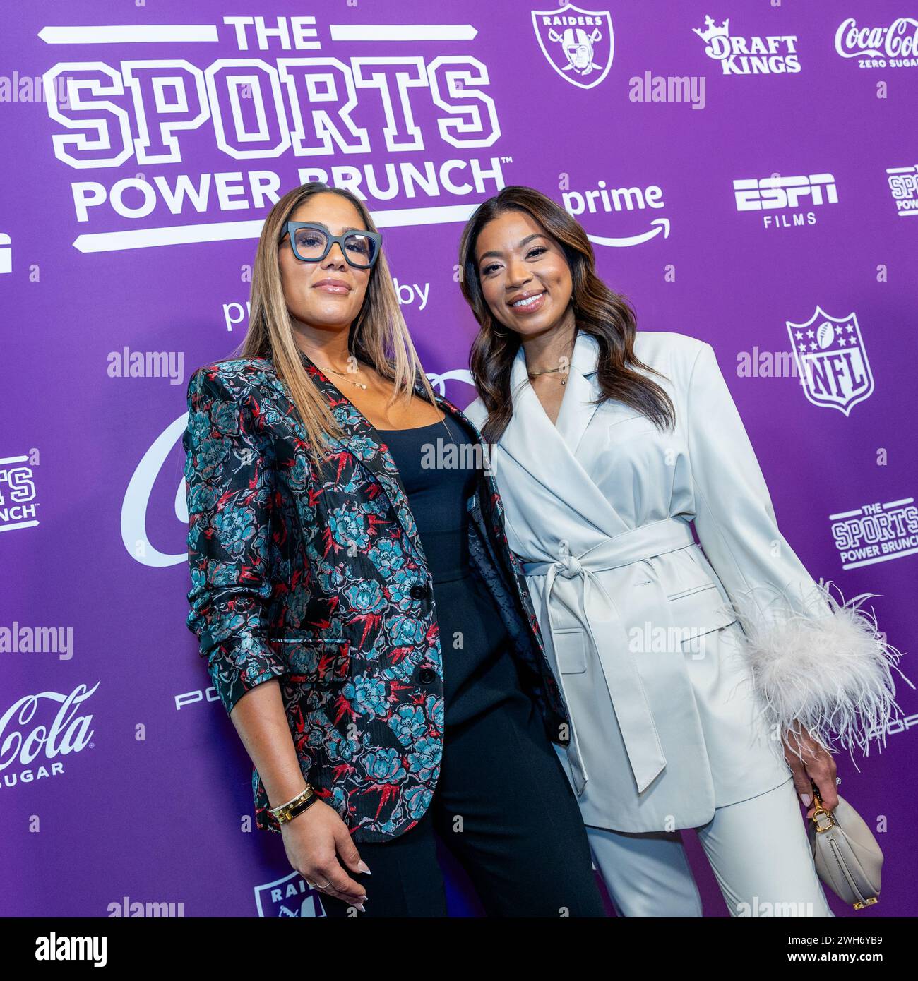 Las Vegas, USA. 07th Feb, 2024. Toretha McGuire (L), Senior VP ...