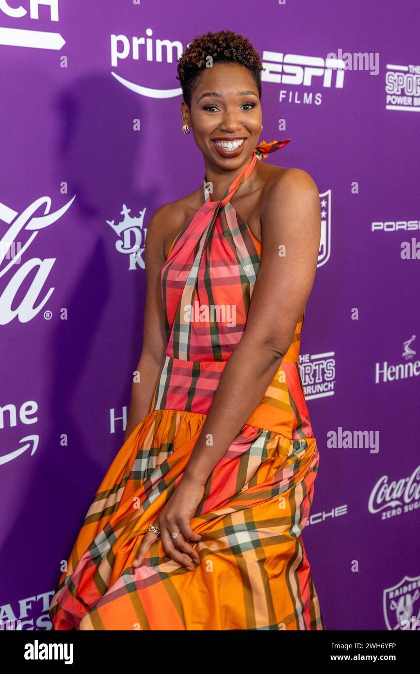 Monica McNutt, Basketball Analyst, ESPN, attends the 5th Annual Sports ...