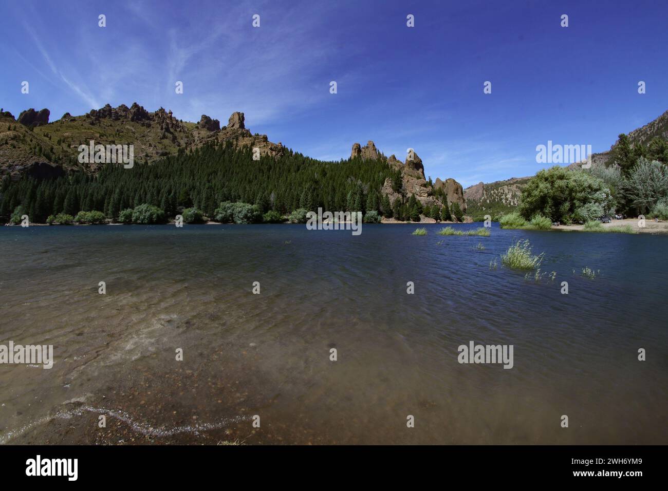 Neuquén, Argentina, 8th Feb 2023, View of Valle Encantado in the Limay ...