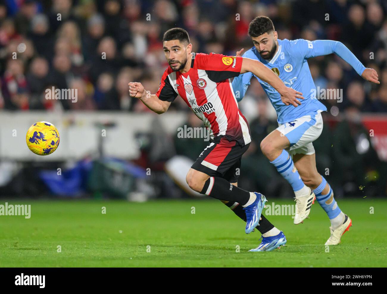 London, UK. 05th Feb, 2024 - Brentford v Manchester City - Premier ...