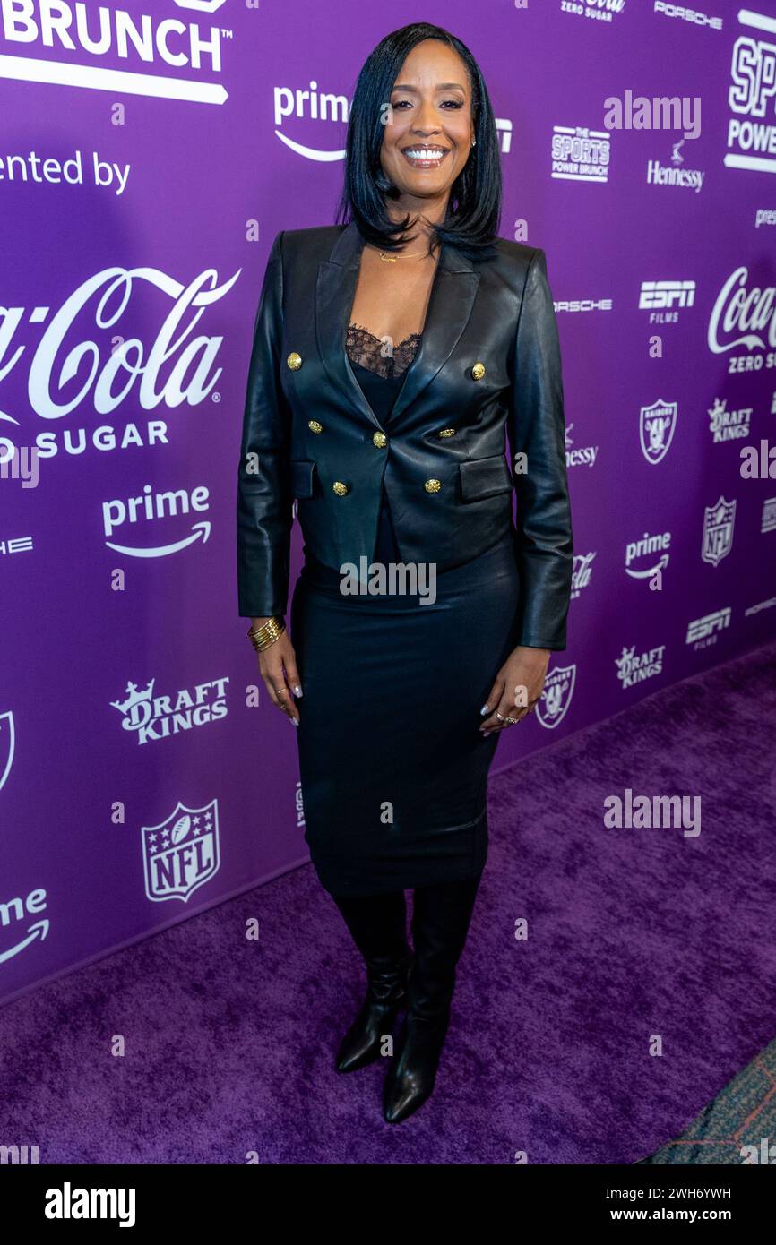 Amina Hussein, Prime Video, attends the 5th Annual Sports Power Brunch, celebrating the most ...