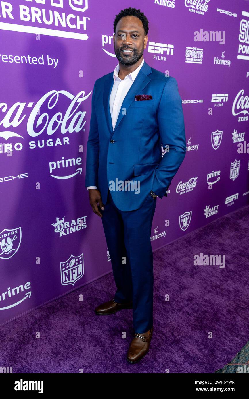 Las Vegas, USA. 07th Feb, 2024. Hannibal Navies, Former NFL Player ...
