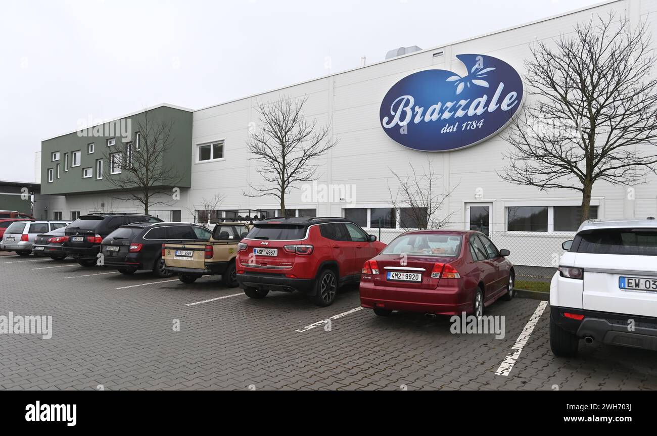 Litovel, Czech Republic. 08th Feb, 2024. Cheese maker Brazzale Moravia ...