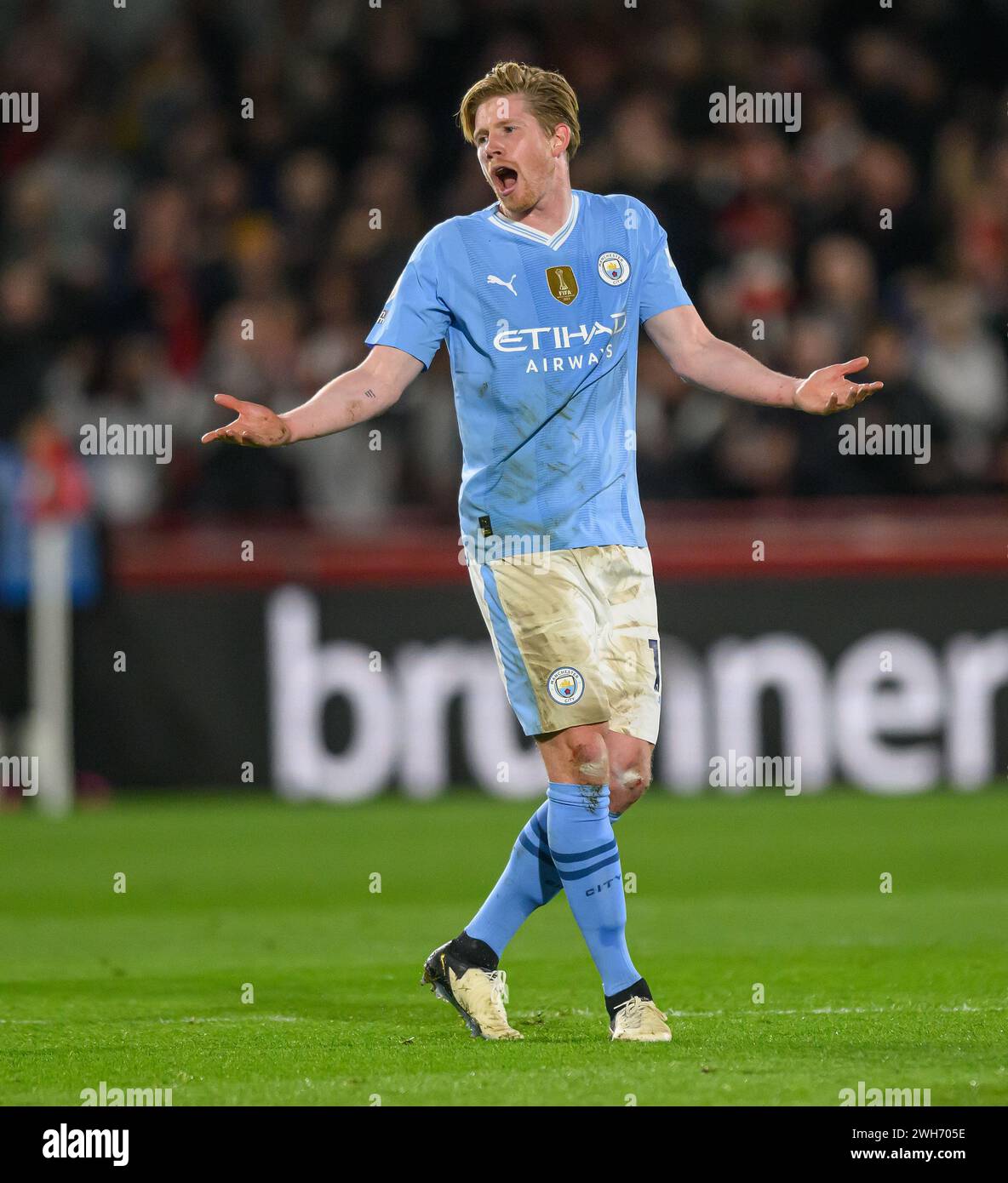London, UK. 05th Feb, 2024 - Brentford v Manchester City - Premier ...