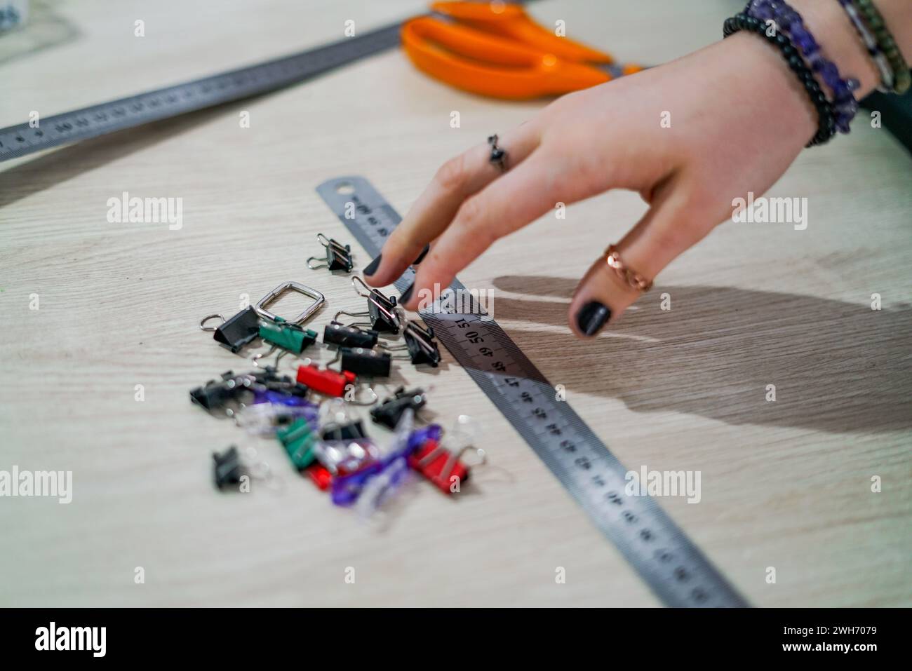 Working in the sewing studio Stock Photo - Alamy