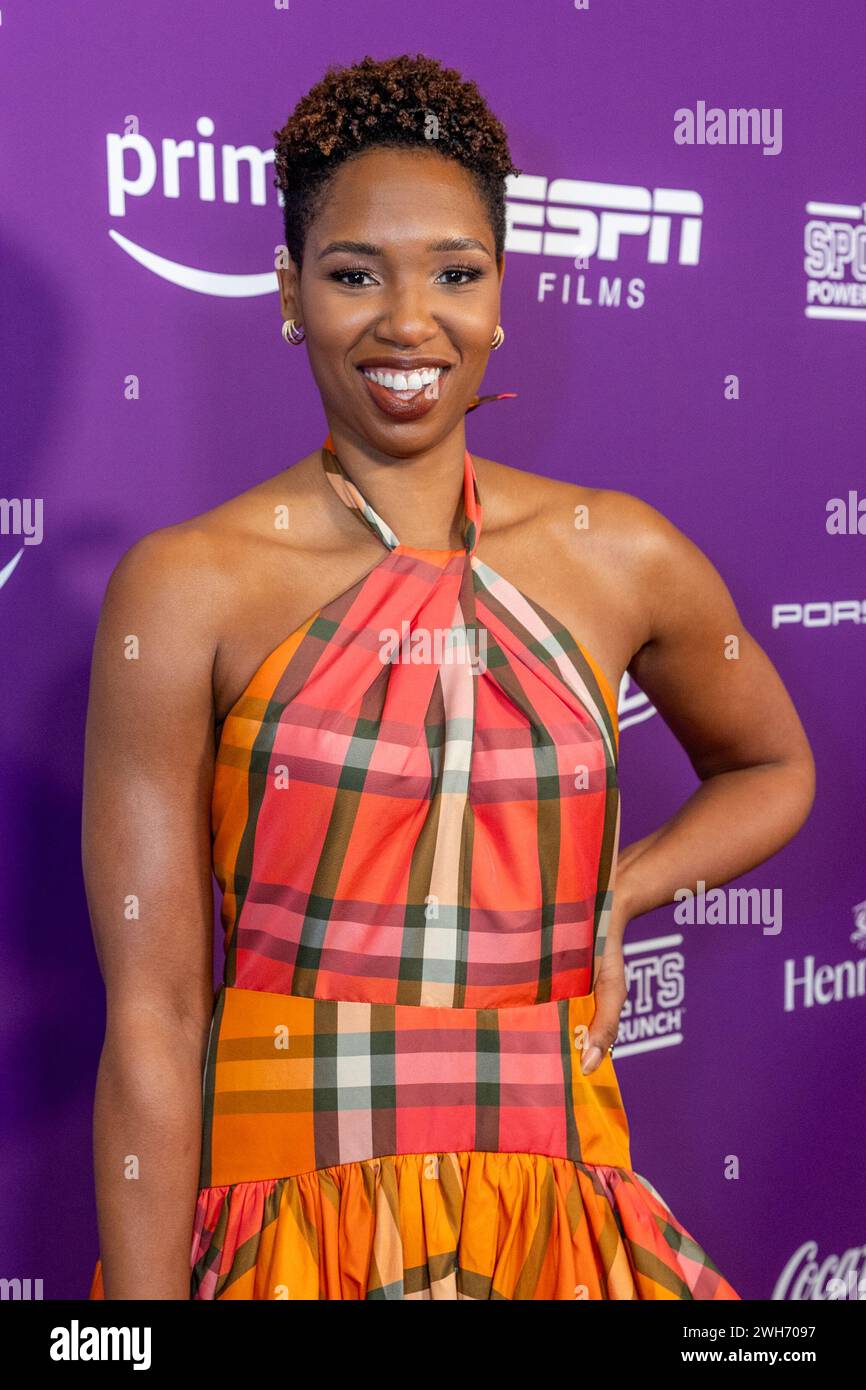 Monica McNutt, Basketball Analyst, ESPN, attends the 5th Annual Sports ...