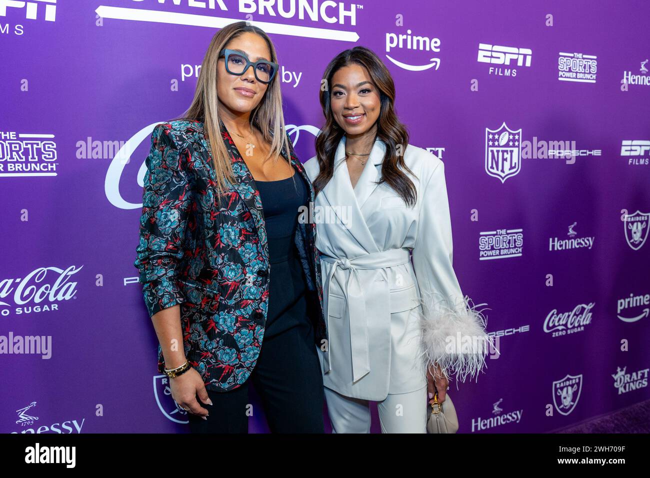 Las Vegas, USA. 07th Feb, 2024. Toretha McGuire (L), Senior VP ...