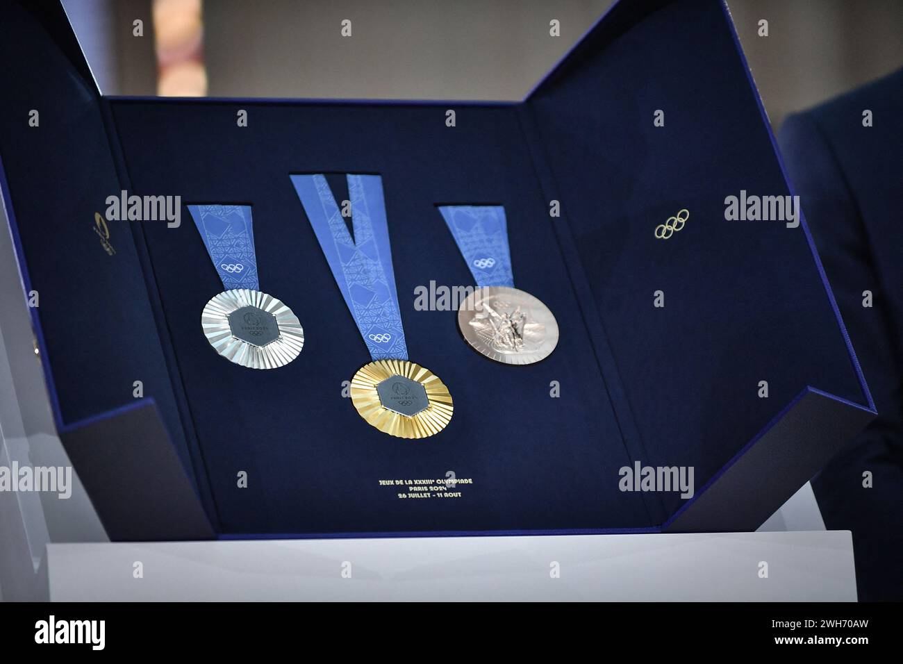 Unveiling of the Paralympic medals for the Paris 2024 Olympic Games ...