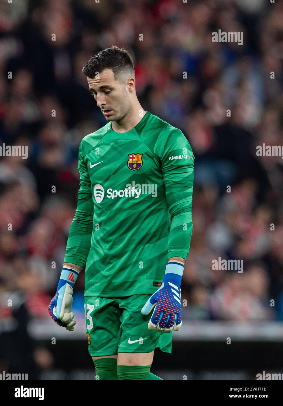 Goalkeeper #13 Inaki Pena of FC Barcelona during the Copa del Rey ...