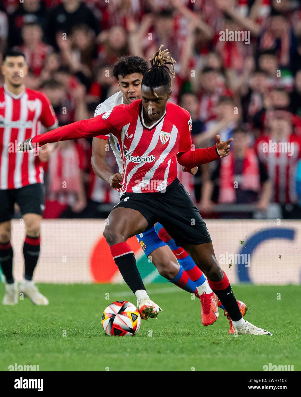 #11 Nico Williams Jr of Athletic Club during the Copa del Rey Quarter ...