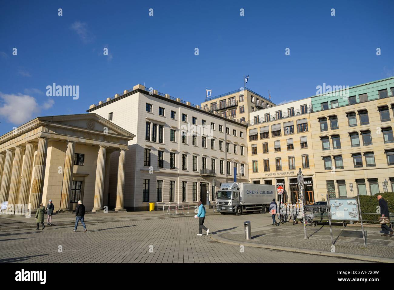 Max-Liebermann-Haus, Pariser Platz, Mitte, Berlin, Deutschland Stock ...
