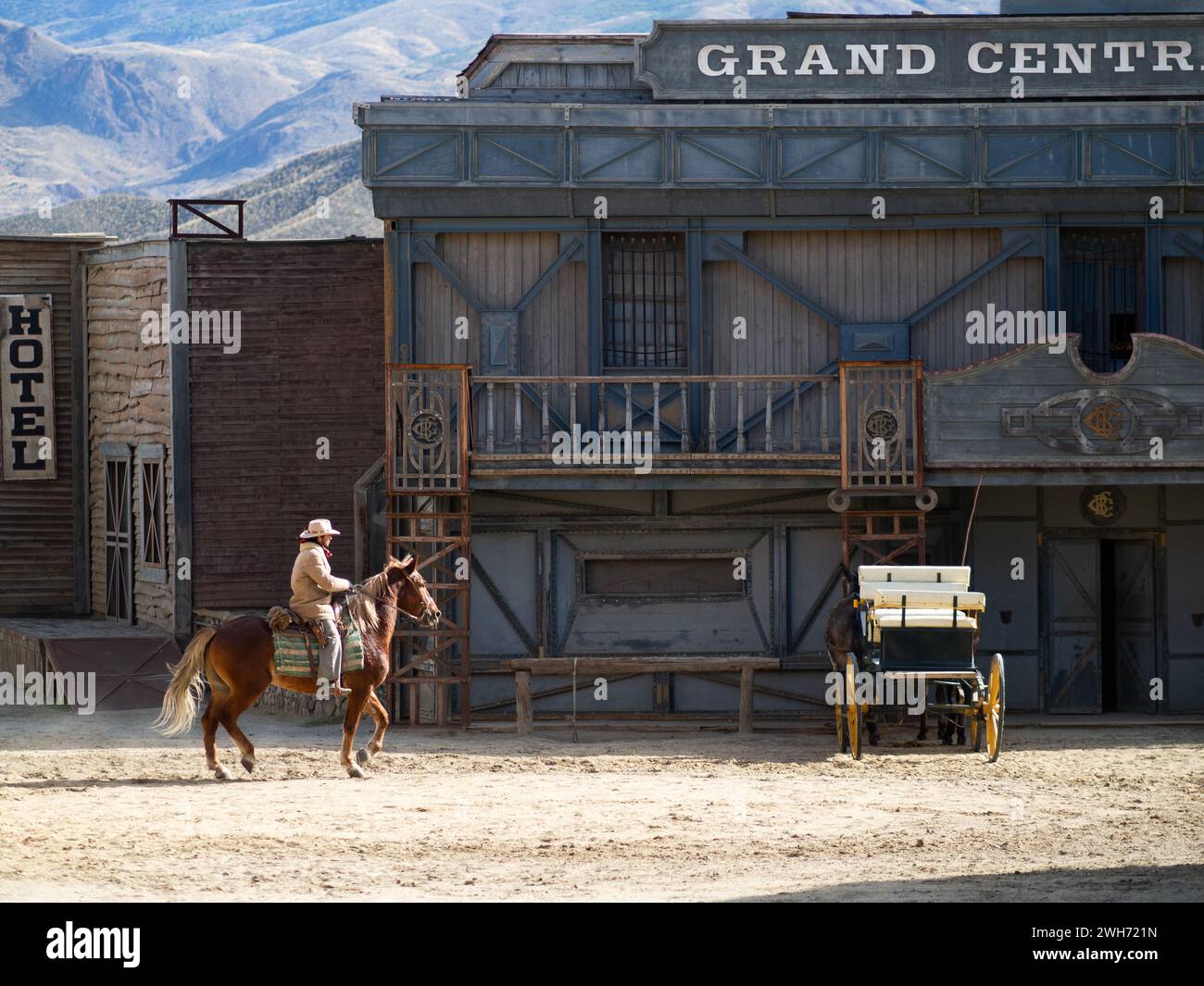 Western re enactment location hi-res stock photography and images - Alamy