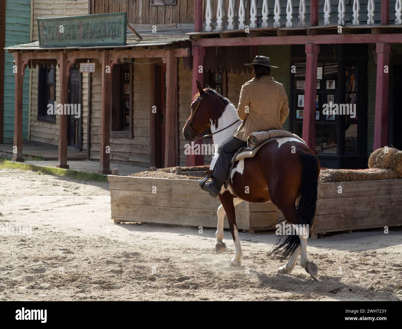 Western re enactment location hi-res stock photography and images - Alamy