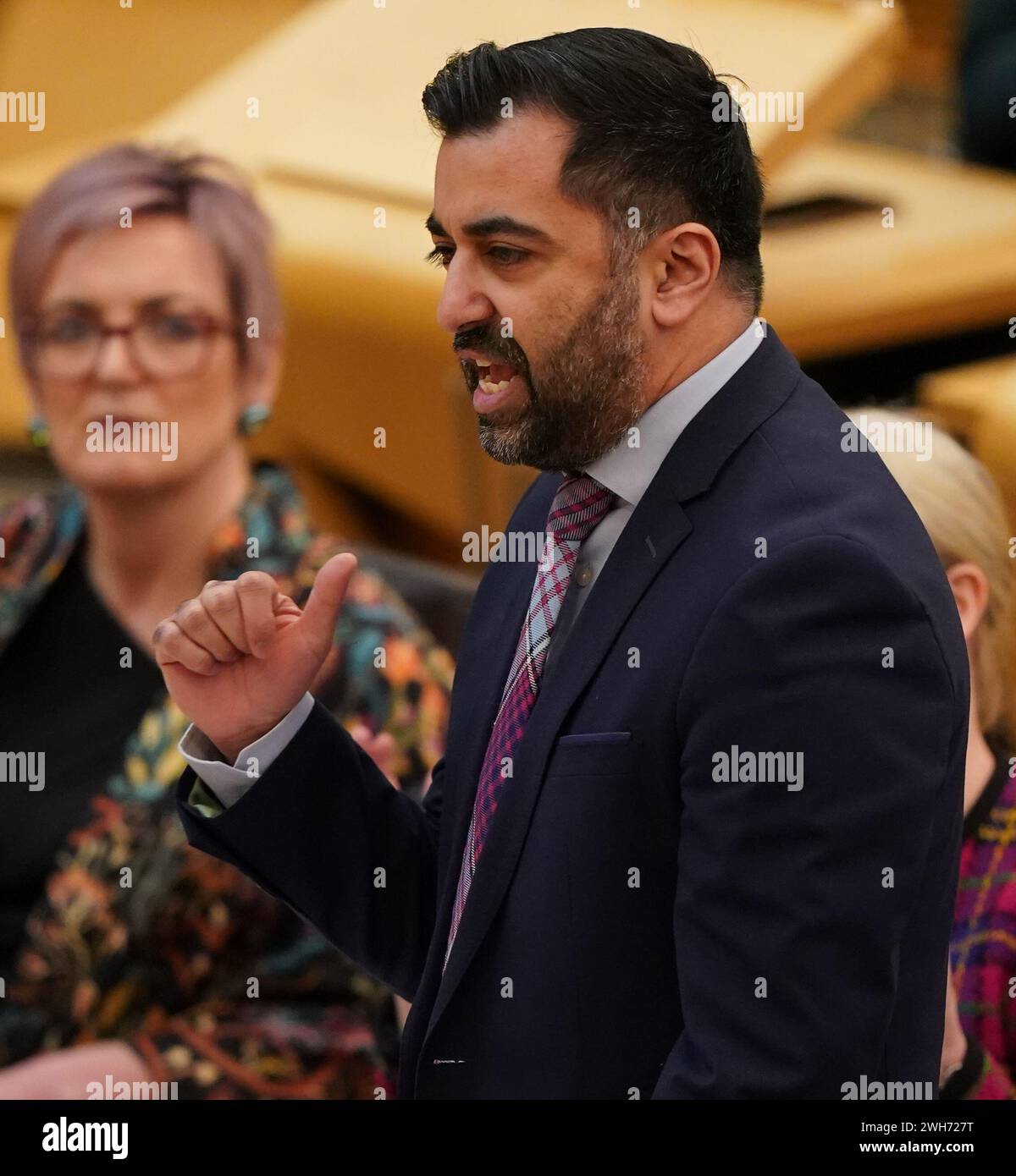 First Minister of Scotland Humza Yousaf during First Minster's ...
