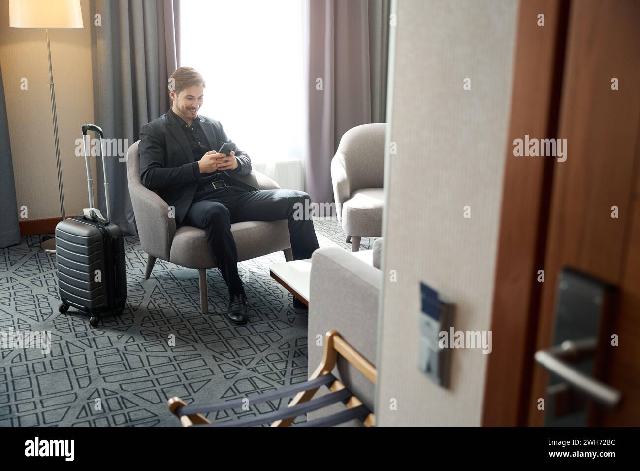 Hotel check in business man casual hi-res stock photography and images ...