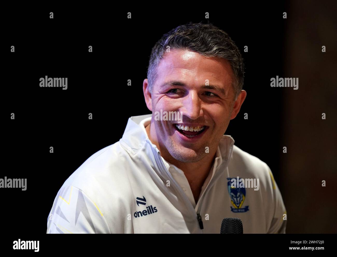 Warrington Wolves head coach Sam Burgess during the 2024 Betfred Super ...