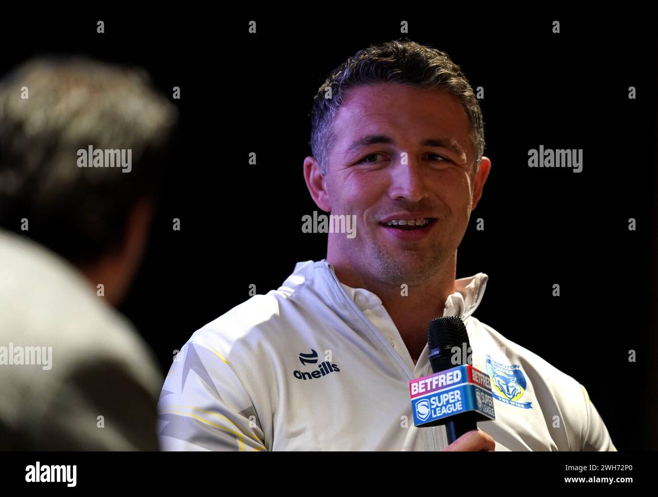 Warrington Wolves head coach Sam Burgess during the 2024 Betfred Super ...