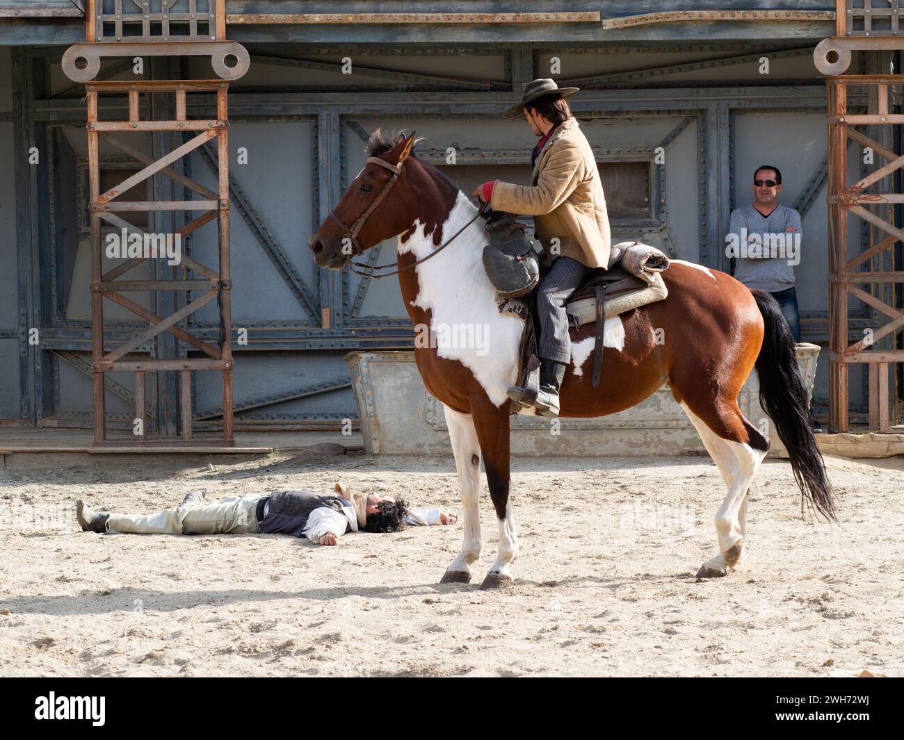 Western re enactment location hi-res stock photography and images - Alamy