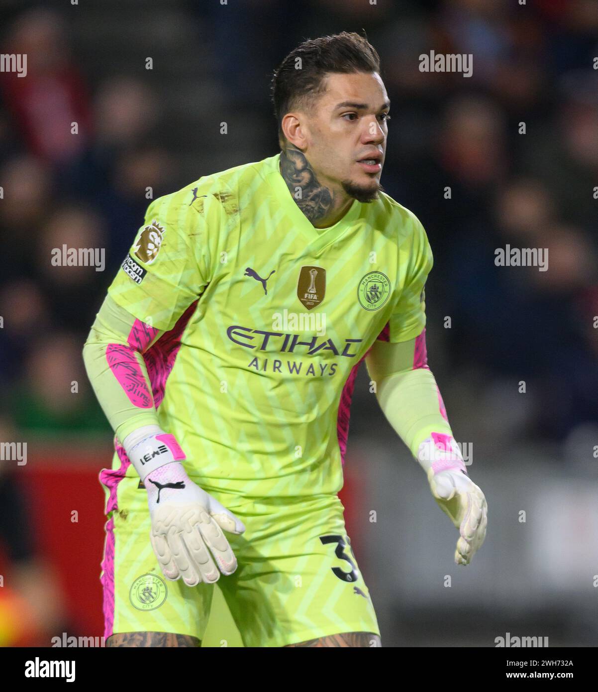 Manchester city goalkeeper ederson hi-res stock photography and images ...