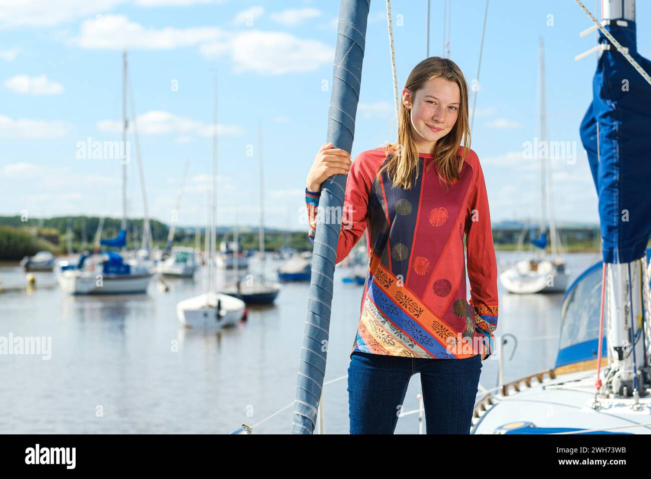 Katie McCabe aged 14 is the youngest person to sail single-handedly ...