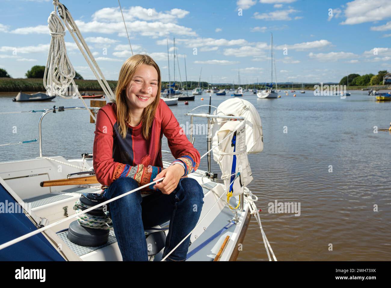 Katie McCabe aged 14 is the youngest person to sail single-handedly ...