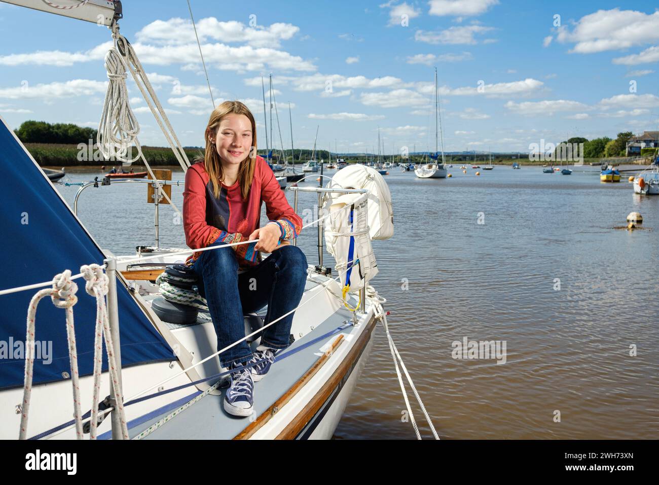 Katie McCabe aged 14 is the youngest person to sail single-handedly ...