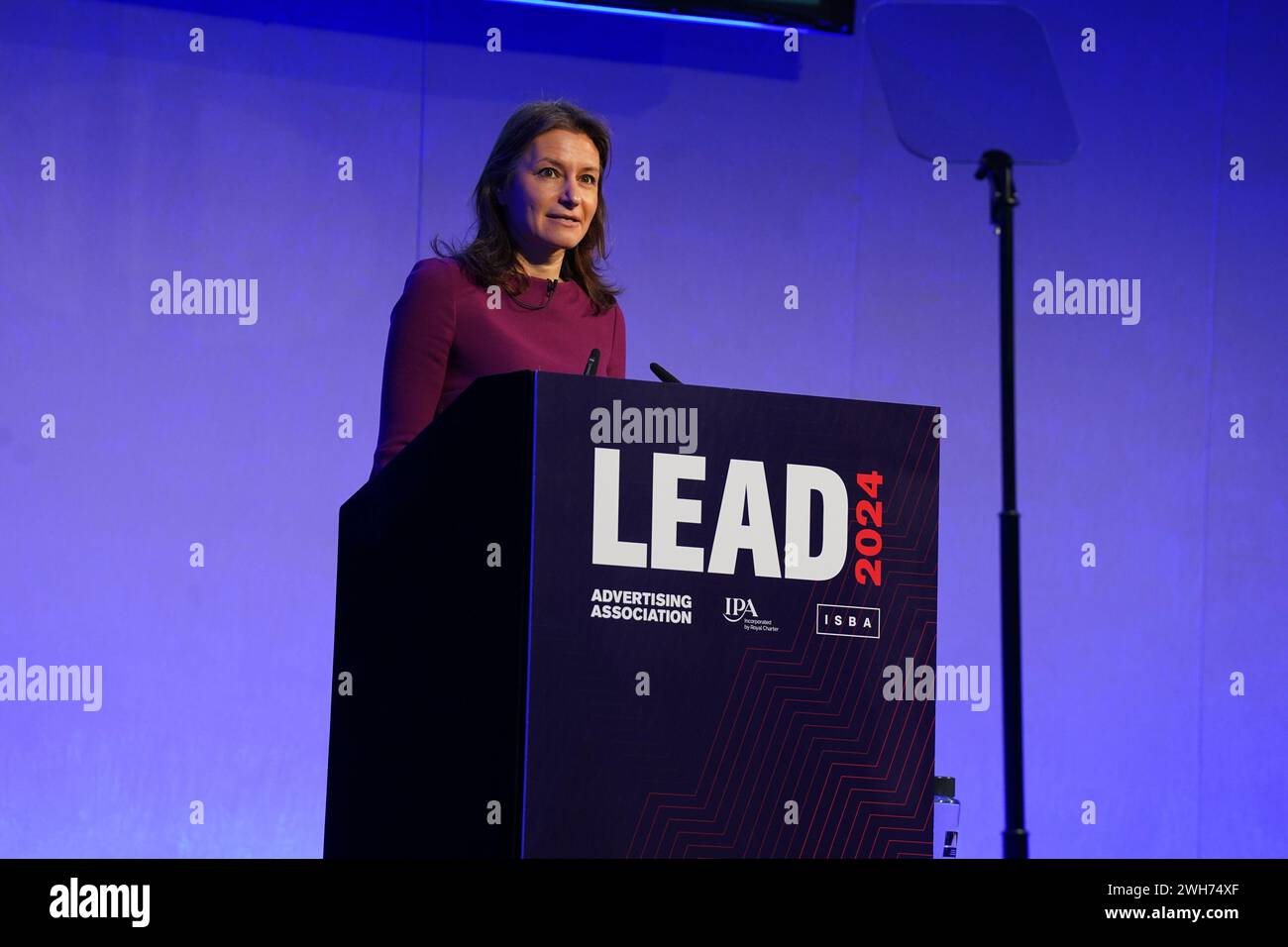 Lucy Frazer, Secretary of State for Culture, Media, and Sport, speaking ...