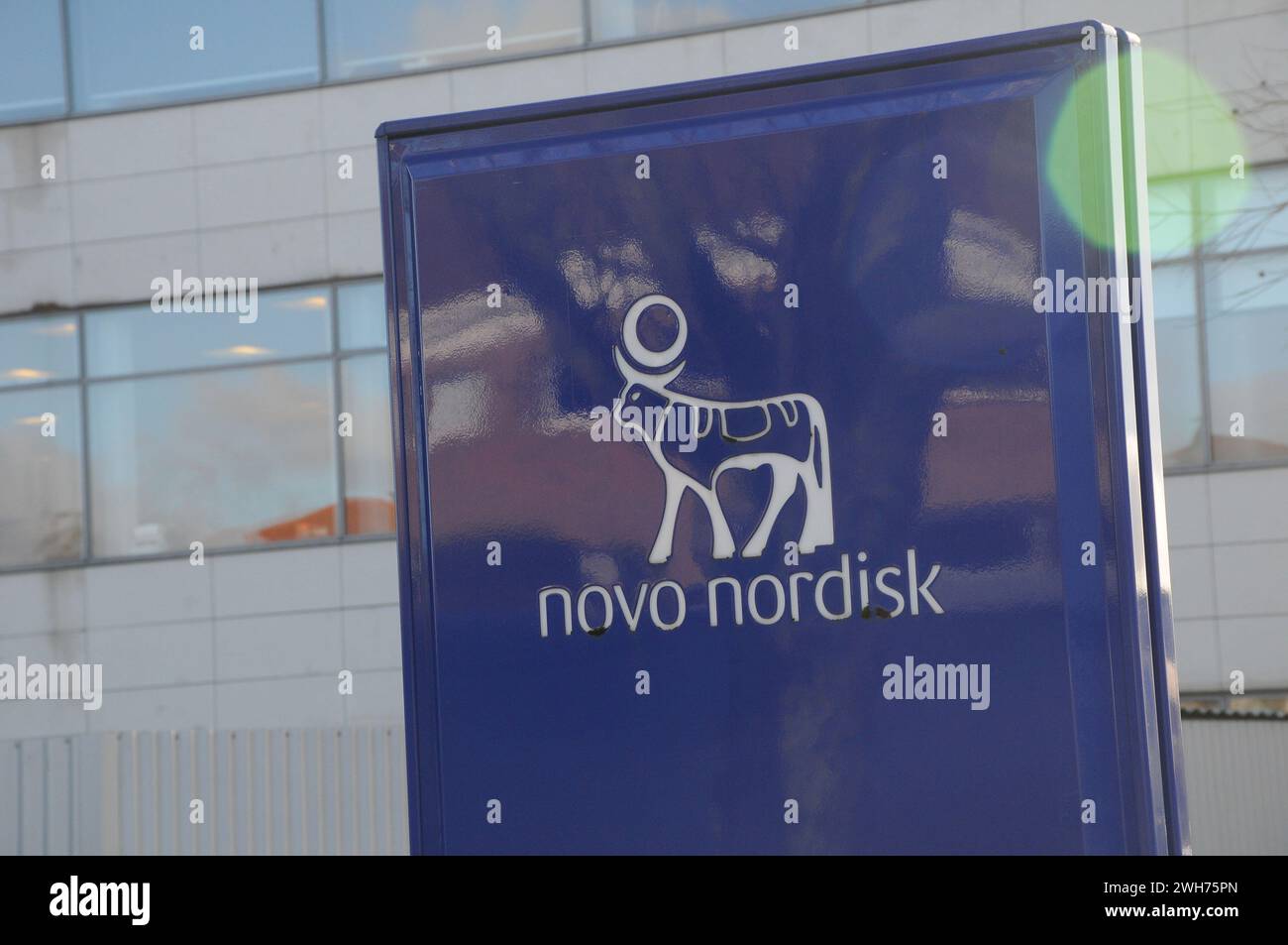 Copenhagen, Denmark /08 February 2024/ Novo Nordisk medicine firm ...